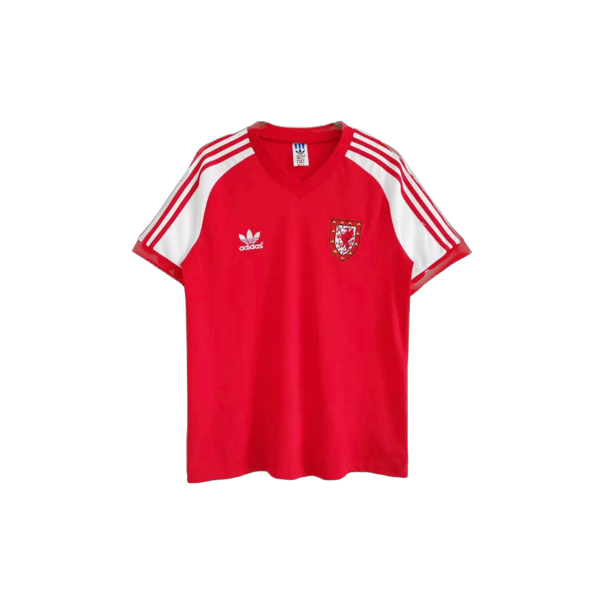 Wales Retro Football Shirt Red - 1982 - SOCCERLORDS