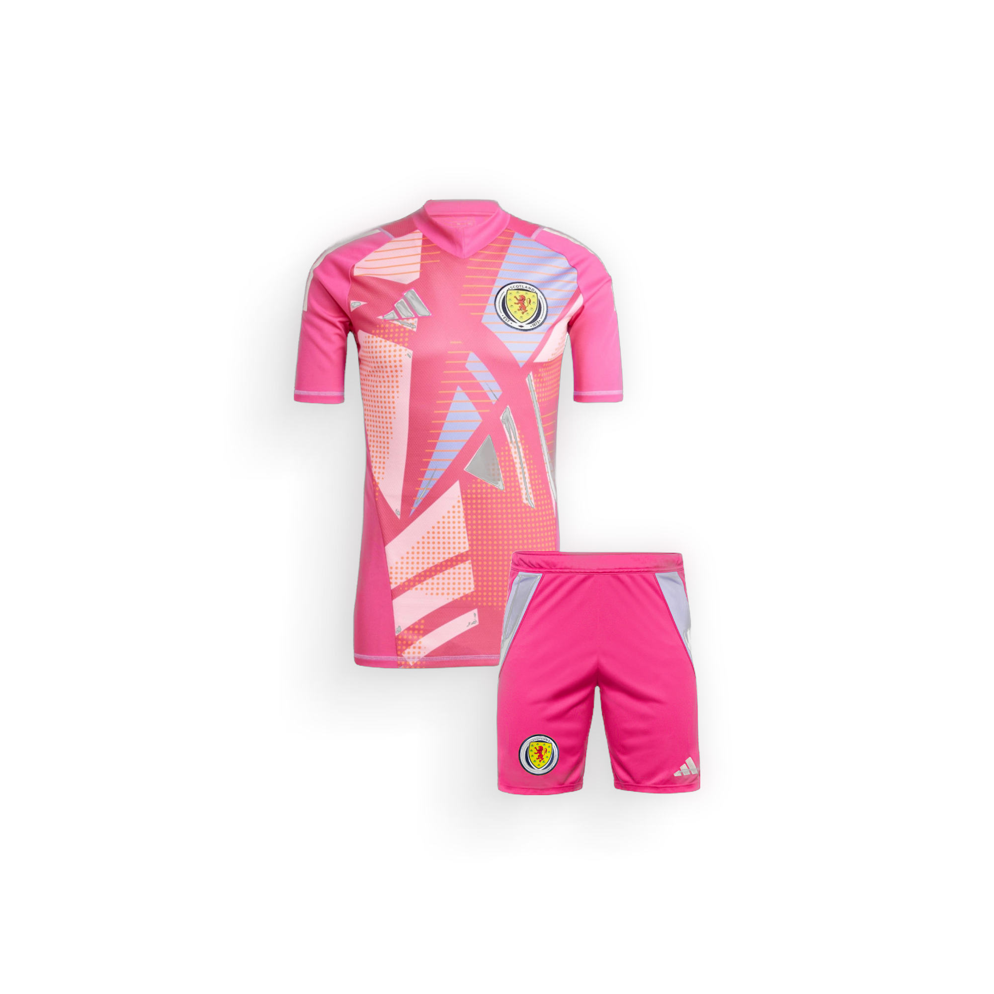 Scotland Kids Goalkeeper Kit - Pink 2024-25 - SOCCERLORDS