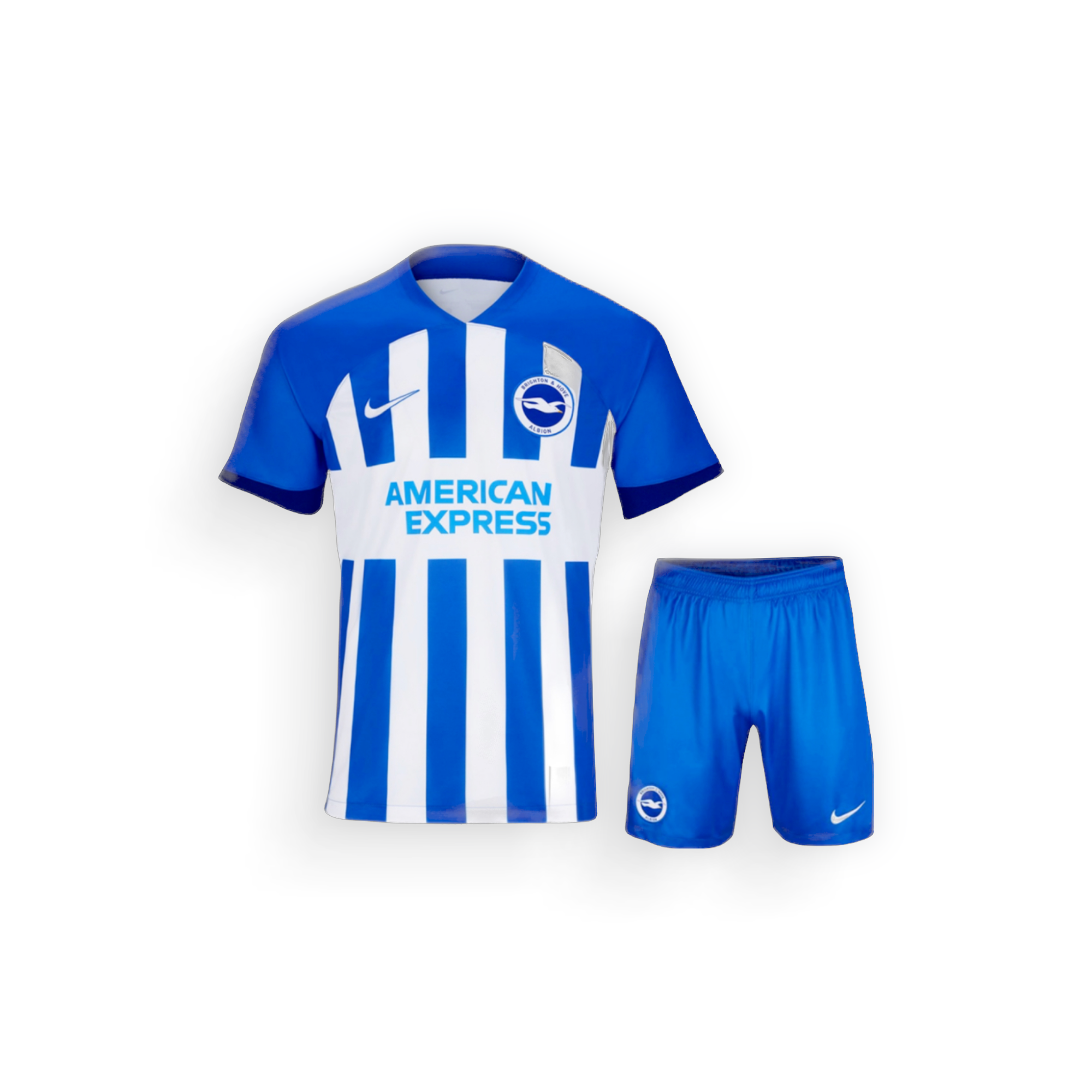 Brighton & Hove Albion Home Kids Football Kit 2023-24 - SOCCERLORDS