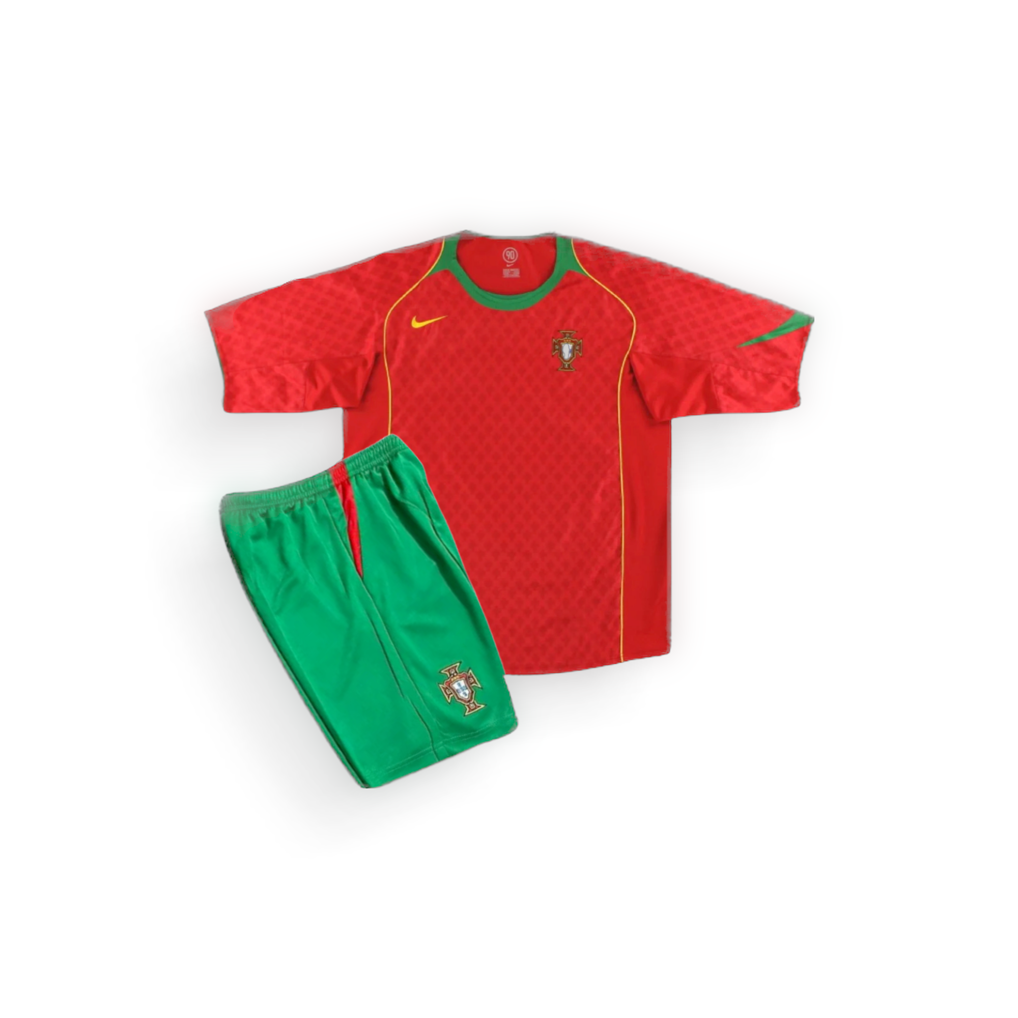 Portugal Retro Home Kids Football Kit 2004 - SOCCERLORDS
