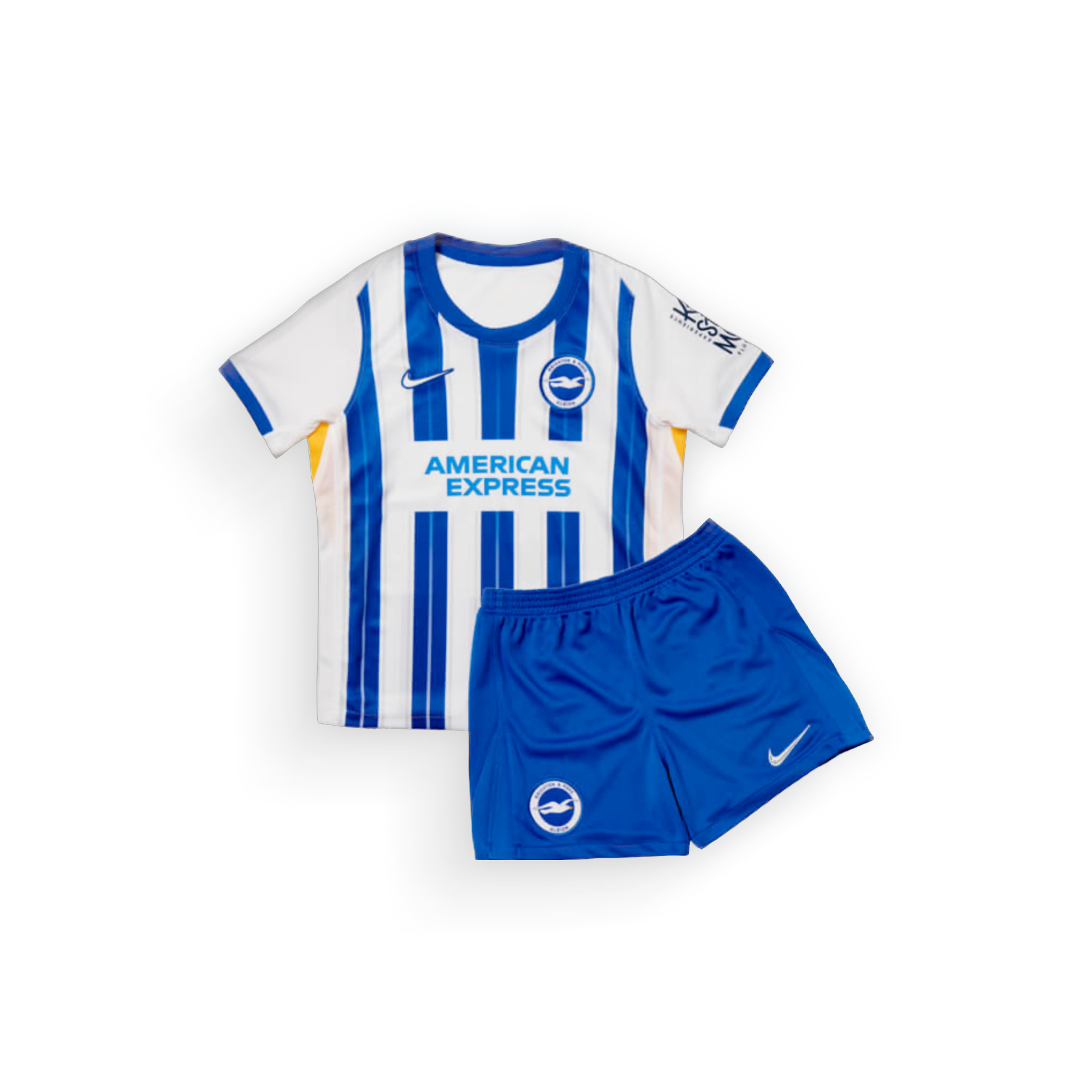 Brighton & Hove Albion Home Kids Football Kit 2024-25 - SOCCERLORDS