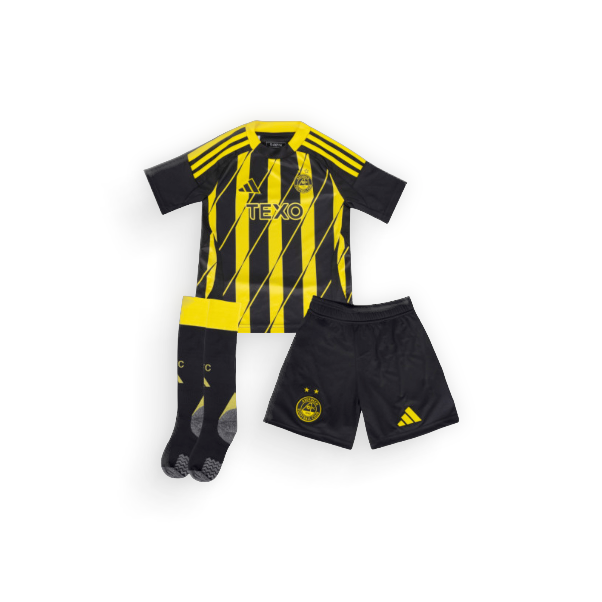 Aberdeen FC Away Kids Football Kit 2024-25 - SOCCERLORDS