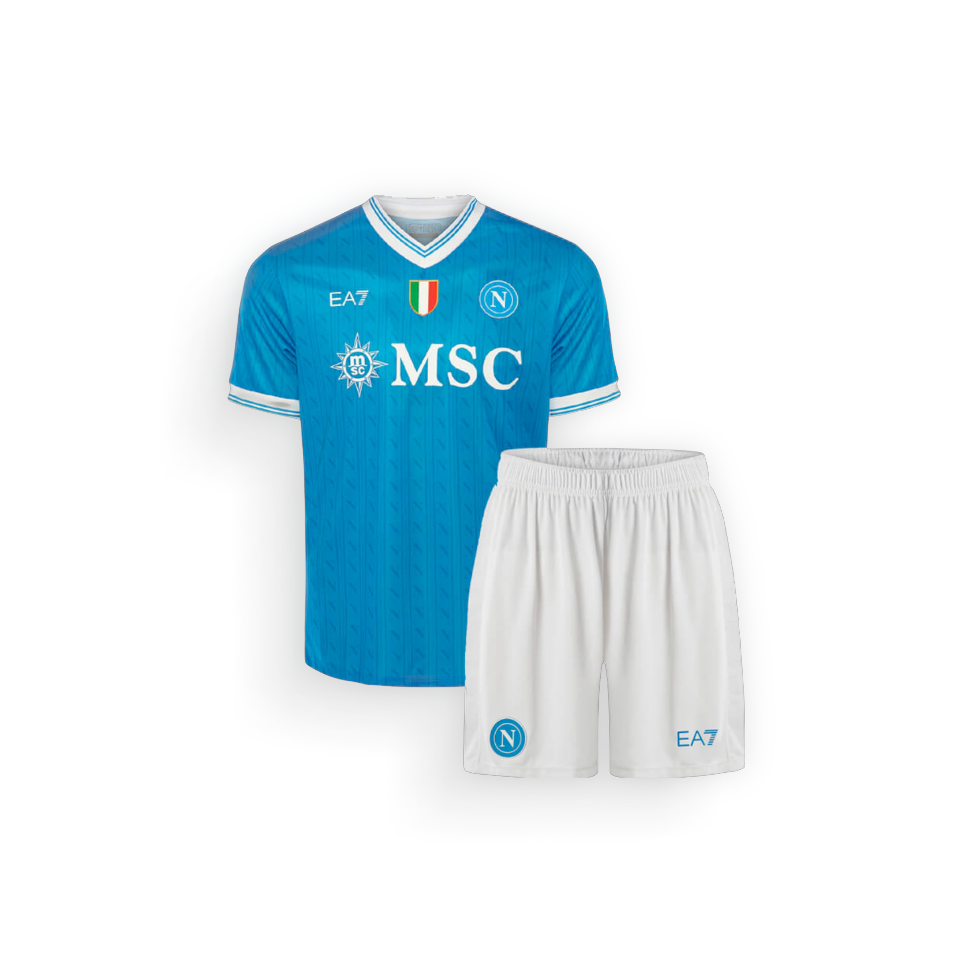Napoli Home Kids Football Kit 2025-26 - SOCCERLORDS