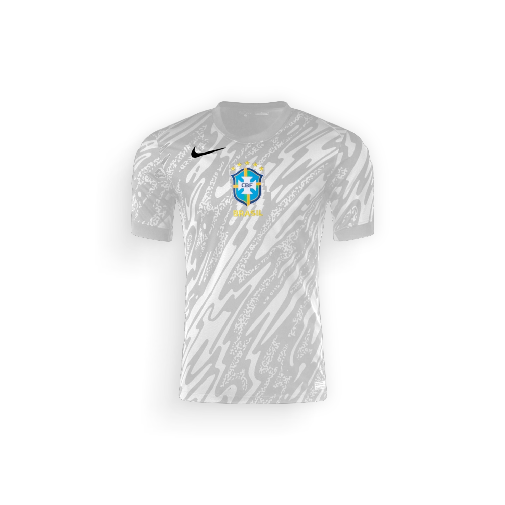 Brazil Goalkeeper Grey Football Shirt 2024-25 - SOCCERLORDS