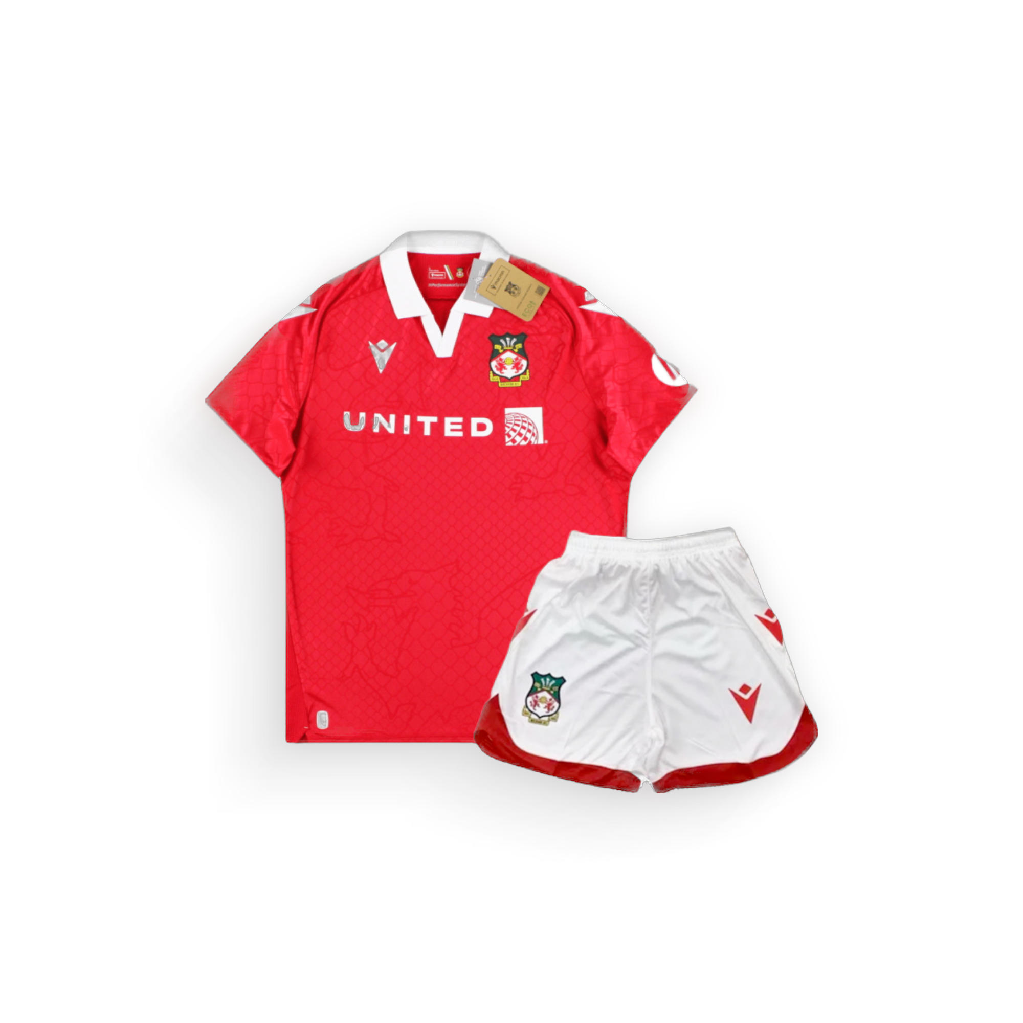 Wrexham Home Kids Football Kit 2024-25 - SOCCERLORDS