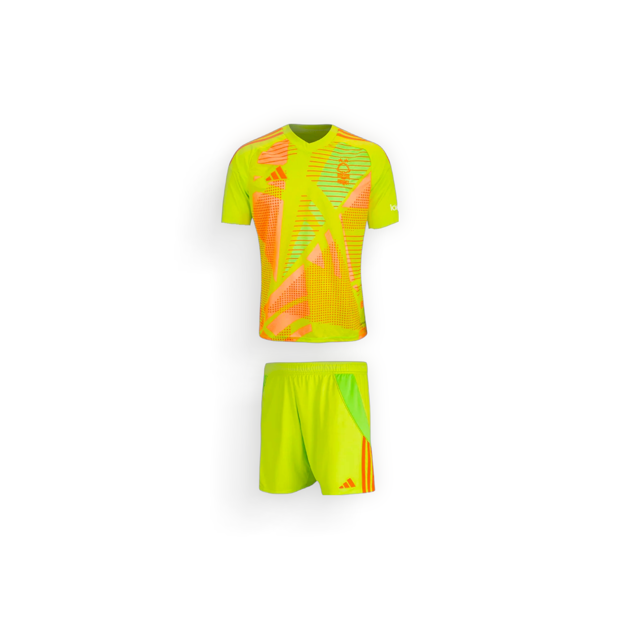 Nottingham Forest Goalkeeper Kids Football Kit 2024-25 - Yellow ...